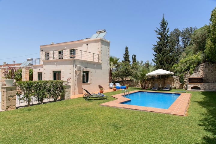 Villa Elia Villa De Vacances Avec Piscine Privée - Crete