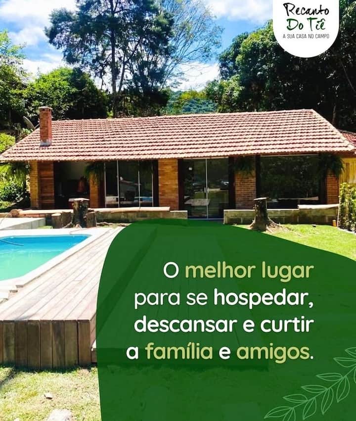 Chalé Com Piscina Jardim & Sossego Em Penedo - Penedo