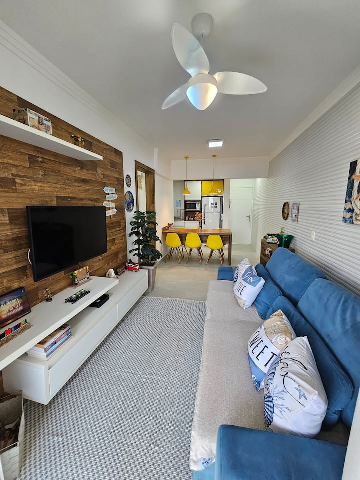 Apartamento Com Churrasqueira, Pertinho Da Praia - Bertioga