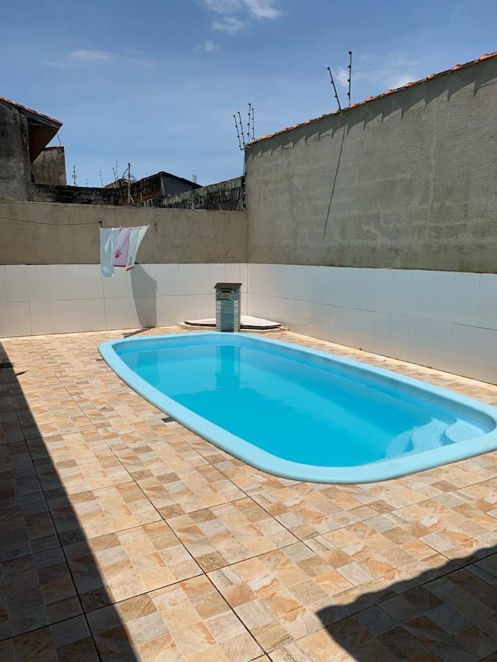 Casa Com 3 Quartos Piscina E Churrasqueira - Peruíbe