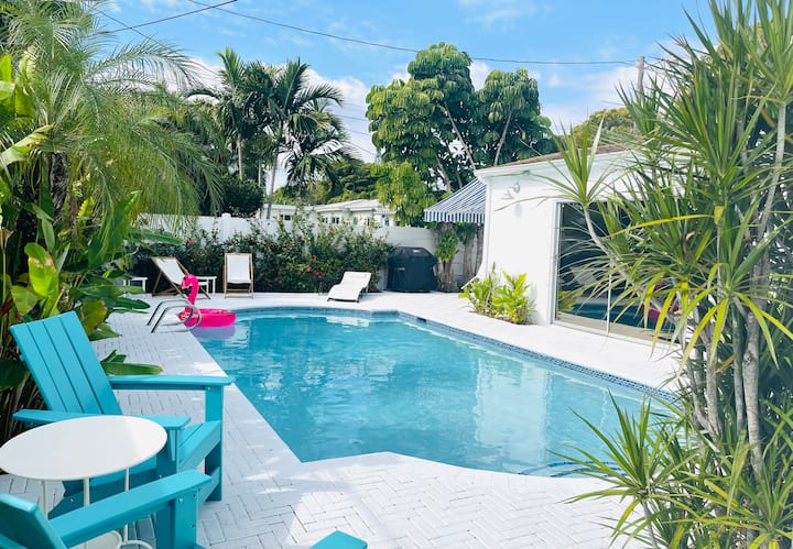 Charming Fully Renovated W/ Pool, 8 Min To Beaches - Hollywood