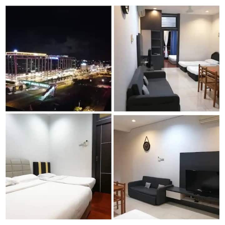 Imago Mall - 1 Bedroom Partial Sea View (5+1 Pax) - Sabah