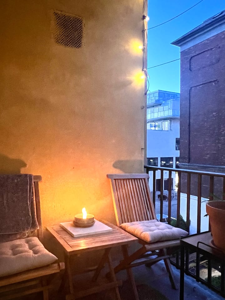 Renovated Apartment With Own Balcony In Nørrebro - Copenhagen