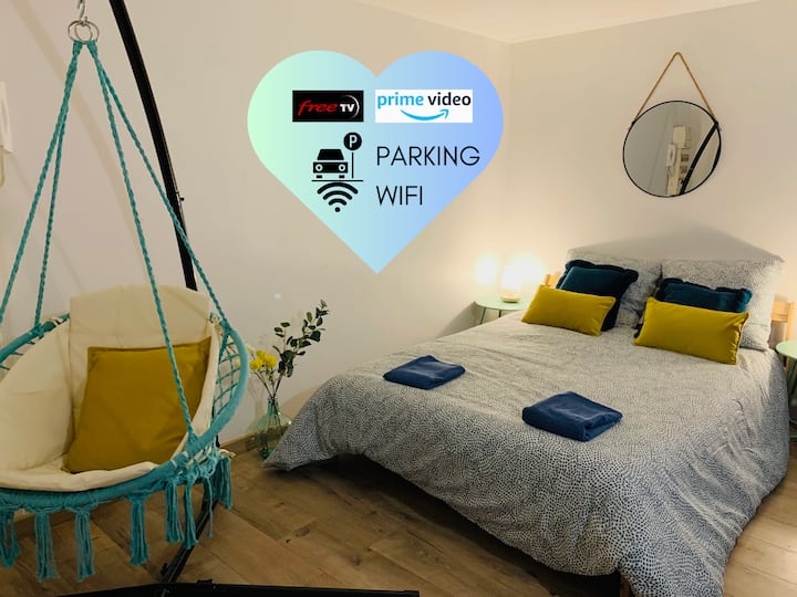 Cocooning Modern Design Studio With Cosy Terrace - Avesnes-sur-Helpe