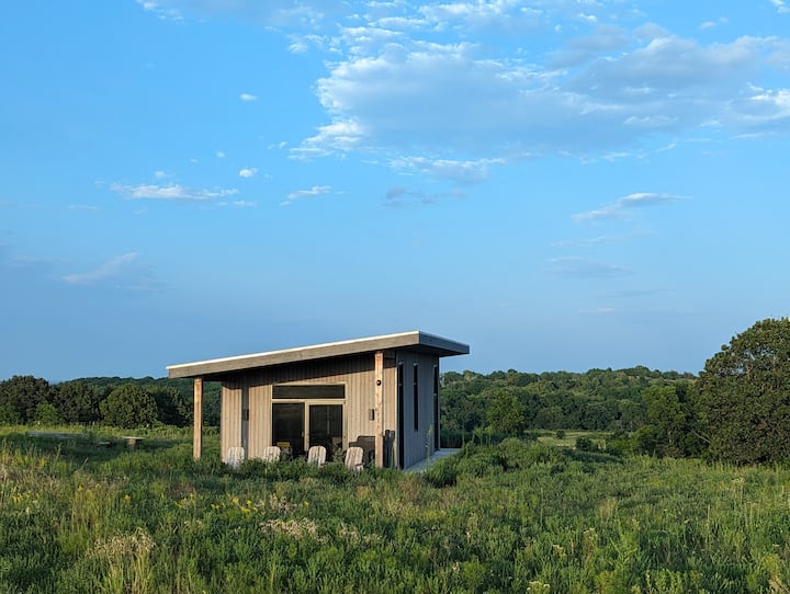 Modern Cabin 360° Flint Hills, 80 Acres To Explore - Fredonia, KS