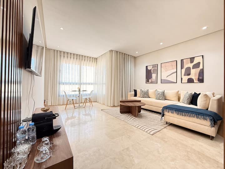 Modern&cosy 1br |Ziraoui|bright+fastwifi+parking - Casablanca