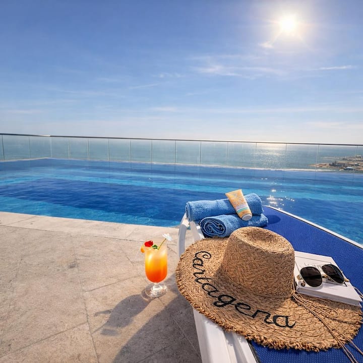 Apartament Fast Wifi - Jacuzzi - Pool - Rooftop - Cartagena, Colombia