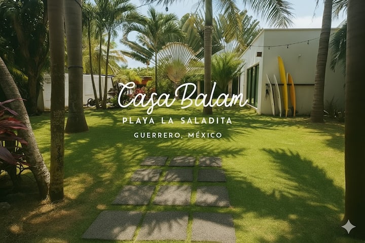 Casa Balam Playa La Saladita - Michoacán