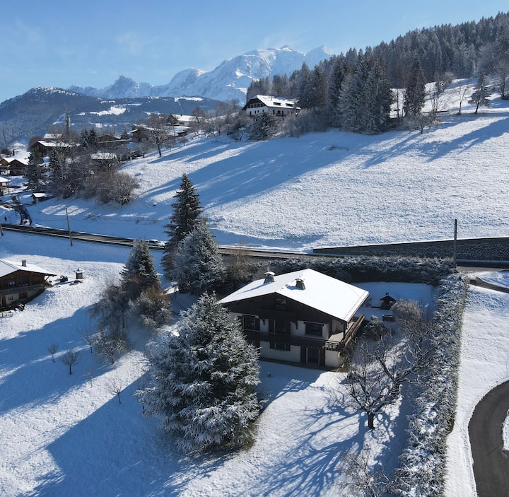 La Bûche Croisée, Pour 3-4 Familles à 3 Min Pistes - Sallanches