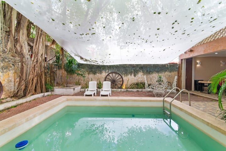 Casa Los Abuelos Centro Con Alberca - Mérida