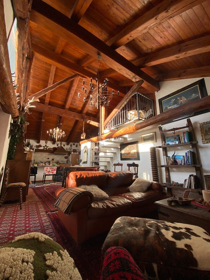 Calda Casa Di Montagna Nel Centro Di Sauze D’oulx - Sauze d'Oulx