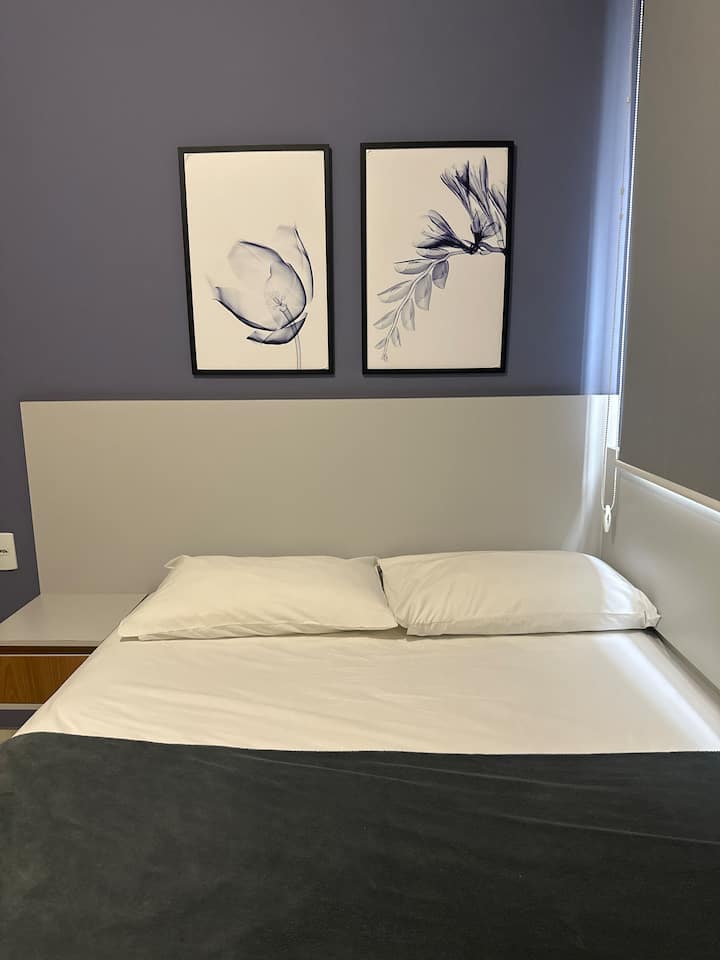 Loft Encantador No Setor Oeste Cor Azul - Goiânia