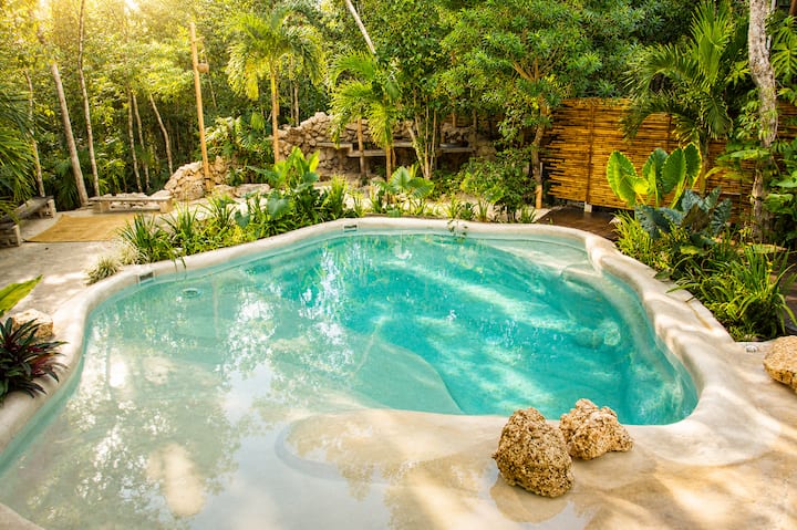 Jungle Retreat W/ Cenote Pool • Zen Canto - Riviera Maya