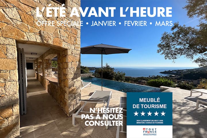 Soleada •  Vue Mer /   Piscine Chauffée / Plages - Agay