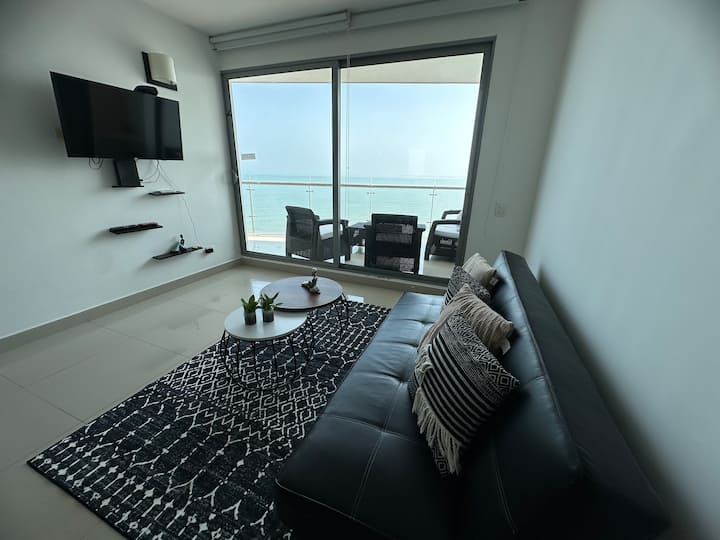 Apto Frente Al Mar Con Piscina, Gym, A 5min Centro - Cartagena de Indias