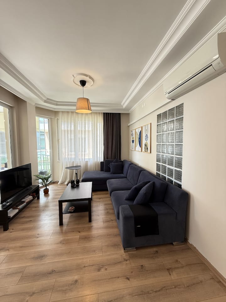 Seaview 2br/2ba Apartment In Antalya Lara Cliffs - Antalya