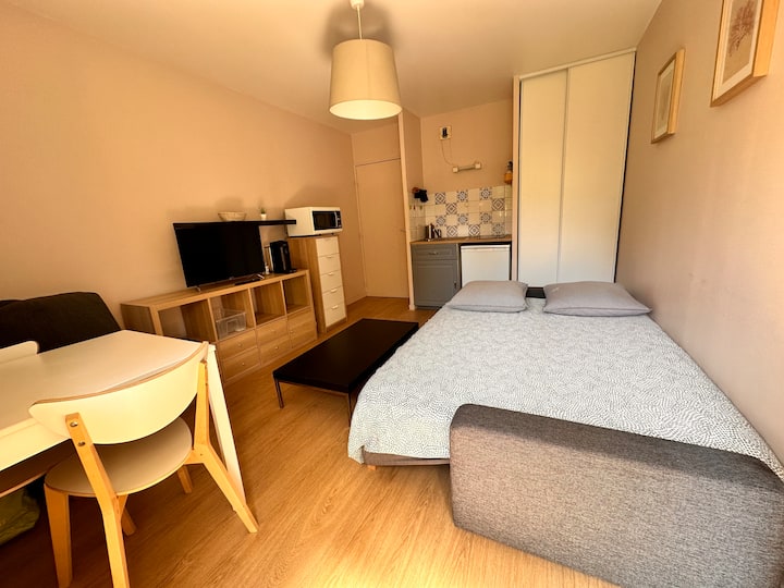 Tours Hyper Centre Gare, Studio Au Calme Plein Sud - Tours