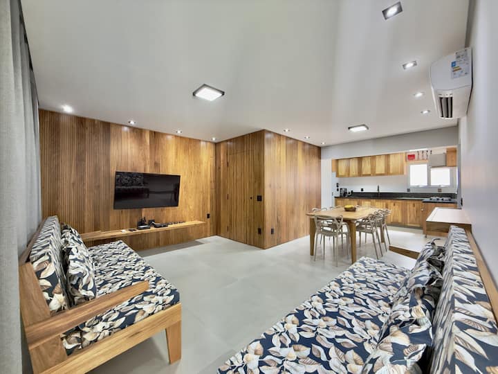 Apartamento Em Pitangueiras Vista Mar - Guarujá