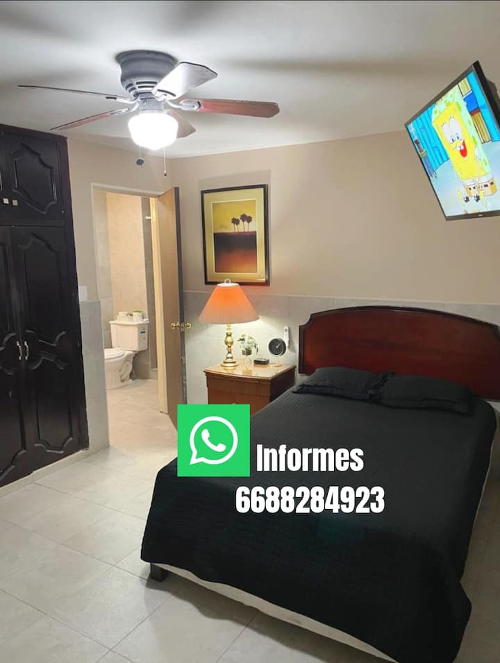 Habitación Independiente, Muy Segura Y Privada - Los Mochis