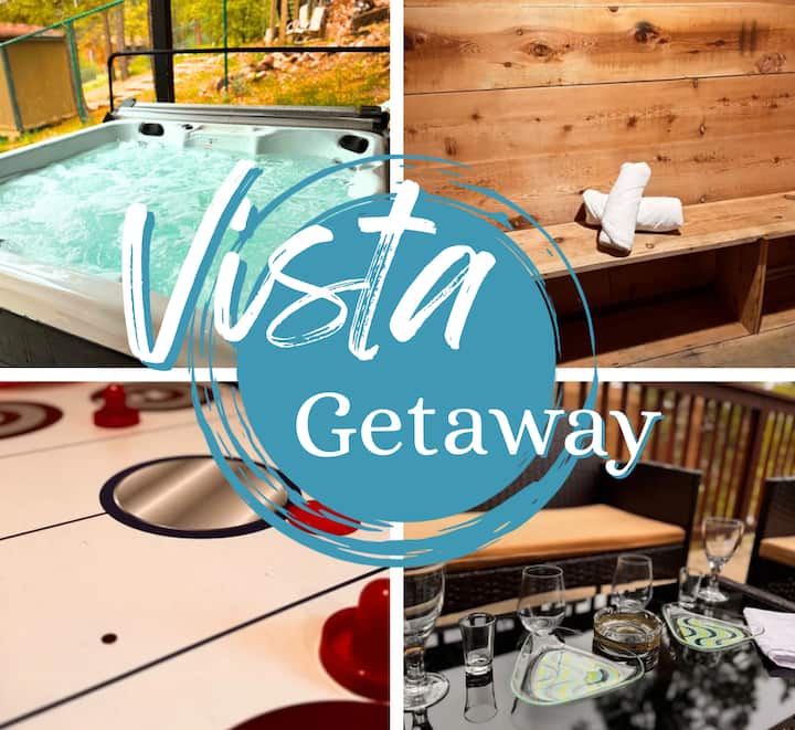 Vista Getaway | Spa | Sauna | Bbq |Village - ビッグ・ベアー・レイク, CA