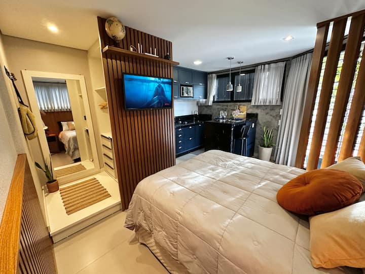 Loft Para Casal Em Bombinhas/centro - Sem Garagem. - Bombinhas