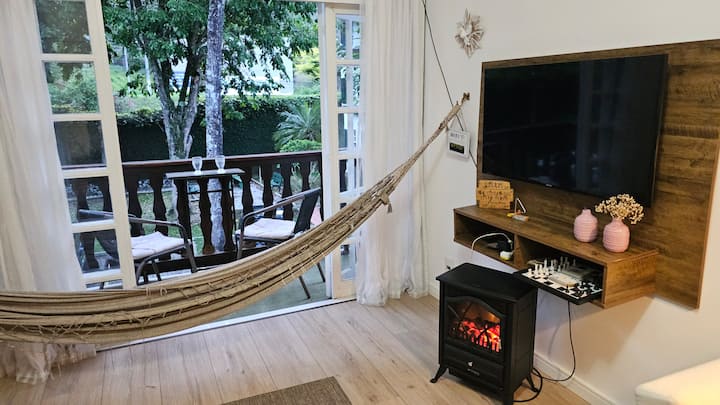 2 Quartos/quadra/ Churrasqueira/piscina/sauna/play - Nova Friburgo