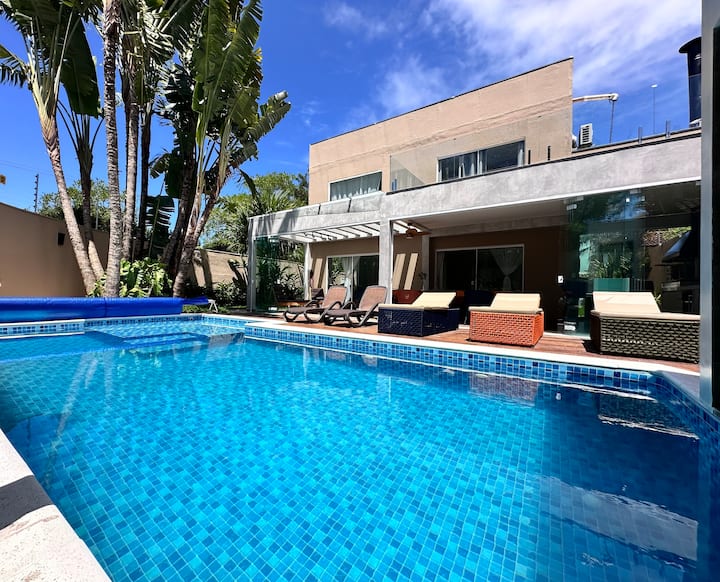 Linda Casa Com Piscina, Sauna E áRea Gourmet - São Sebastião