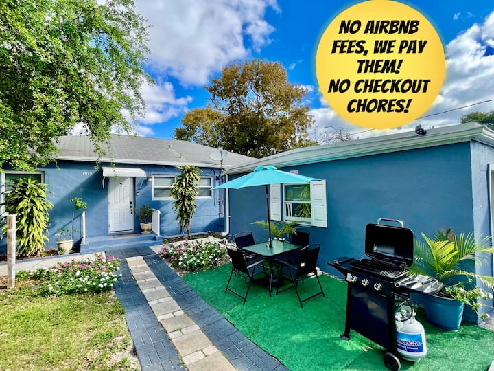 Sun & Beach Vibes, No Fees, No Chores! 2mi To Sand - Dania Beach, FL