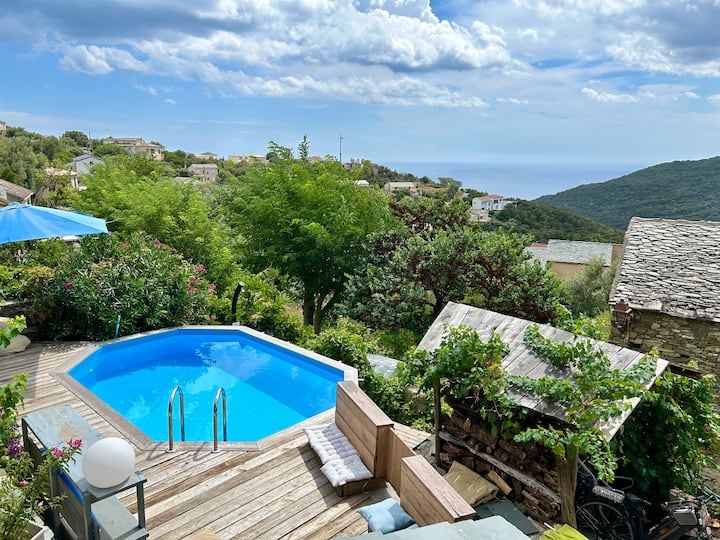 La Maison Du Pressoir - Authentique Et Spacieuse - Haute-Corse