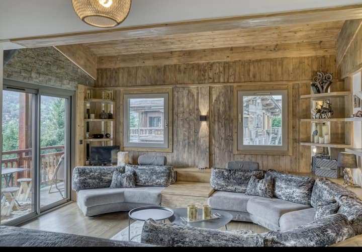 Bel Appartement 9 Couchages Centre Megève à Pied - Combloux