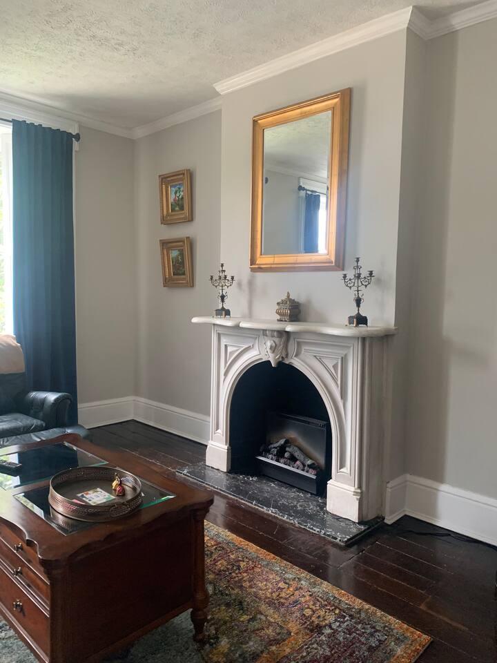 Historic Downtown Mansion/1br Apt.
With Balcony - 에번즈빌