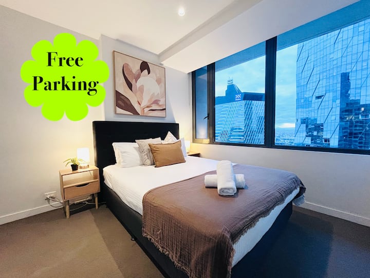 Skyview/onsite Park/balcony/pool/sauna/(hdst12b) - Melbourne