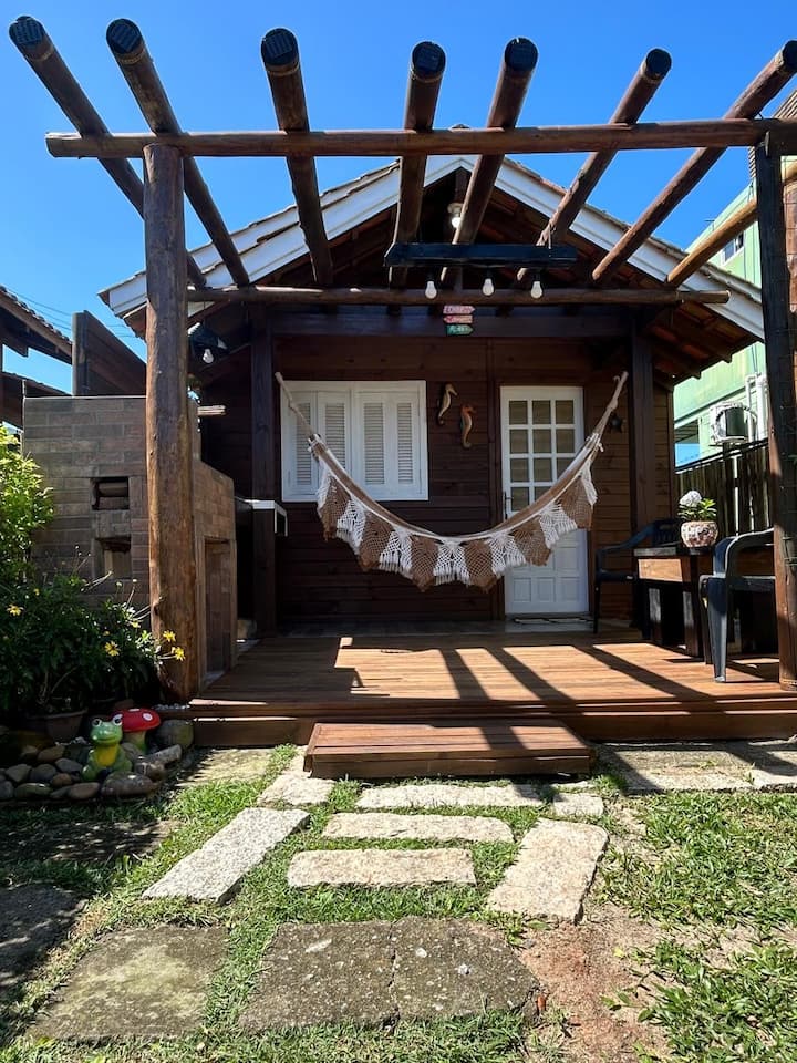 Chalé Lagoa Ibiraquera / Rosa Região - Com Ar E Tv - Imbituba