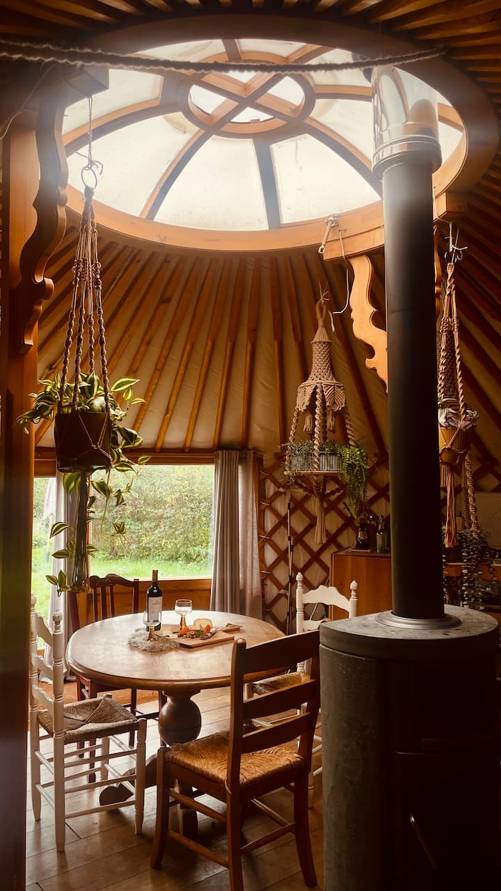 Mongoolse Yurt Met Privé Tuin En Houtkachel - Wijchen