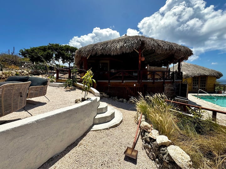 Romantische Palapalodge - Curazao