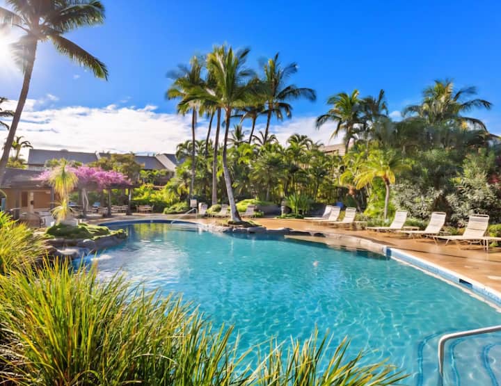 Spacious 2br/2ba • Lush Garden View • Resort Pool - Wailea, HI