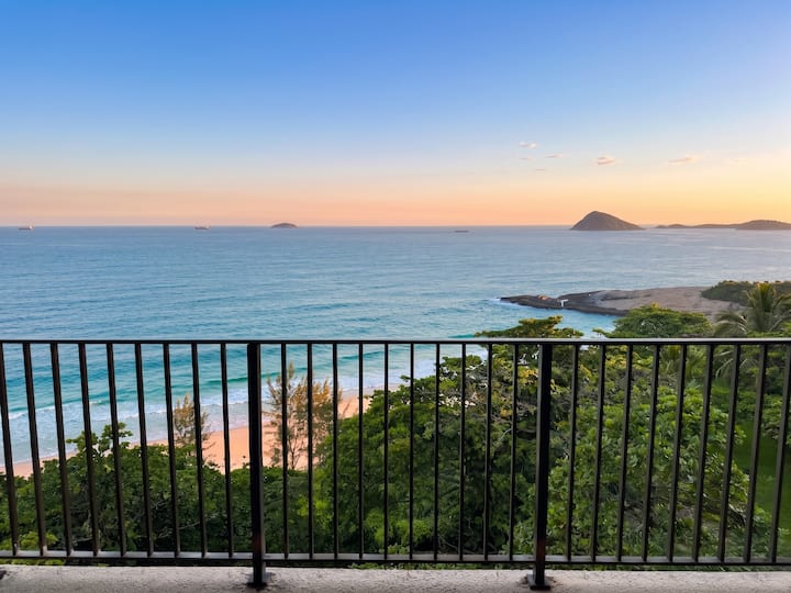 Ms98 Apartamento Com Vista Mar No Arpoador. - Rio de Janeiro
