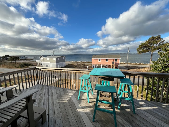 Sunset Views Of Roanoke Sound From Beach House - Nags Head
