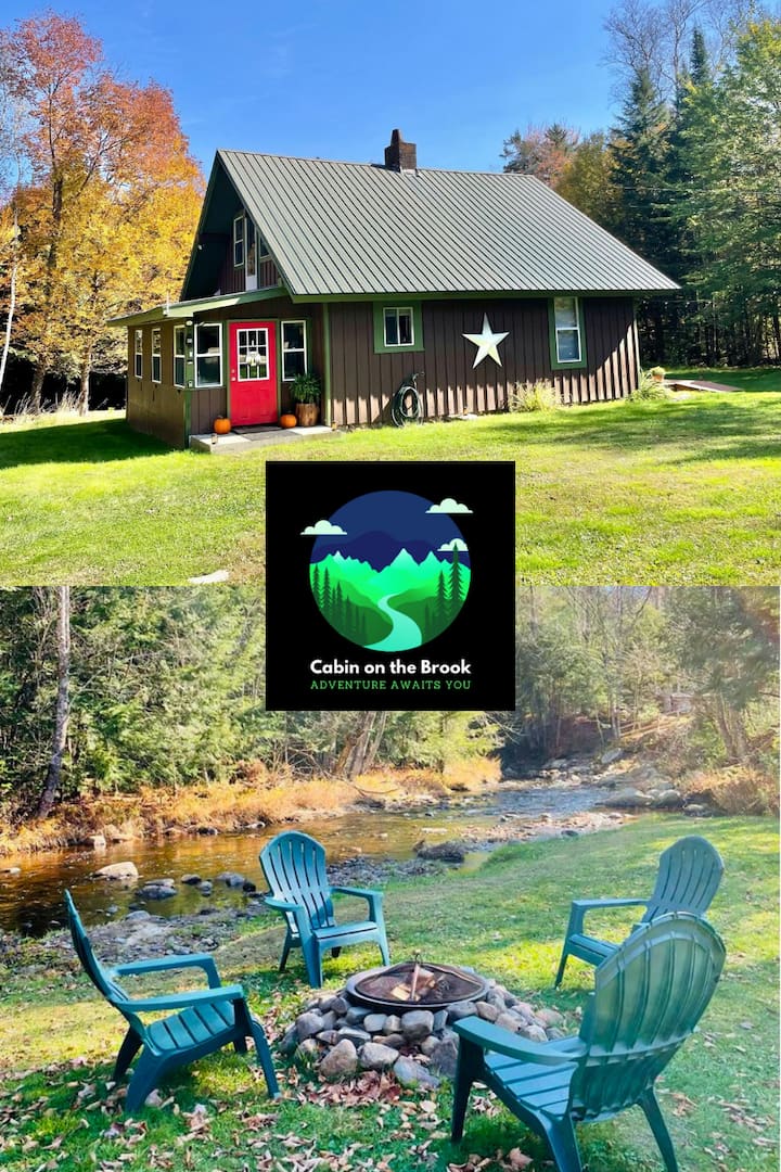 Cabin On A Brook Near The White Mountains - Vermont