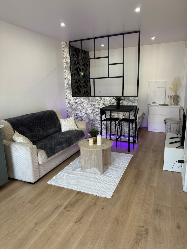🤩Studio Avec Jardin ! Proche Gare Direct Paris - L'Isle-Adam