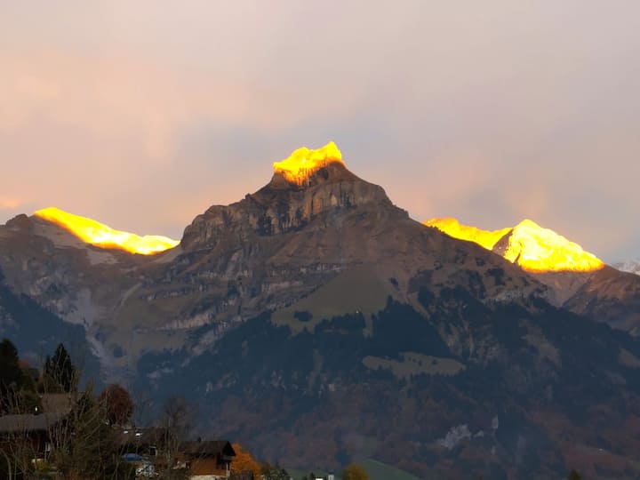 2.5 Rooms Priv First Fl Garage, Kitchen And Balcon - Engelberg