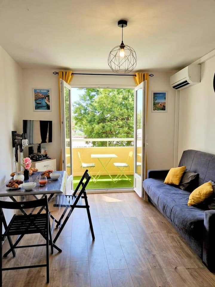 Port-fréjus T2 Cosy, Plages & Base Nature, Parking - Fréjus