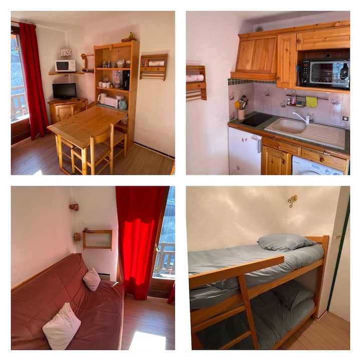 Cœur Risoul 4 Couchages - Soldanelles -Ménage/wifi - Guillestre