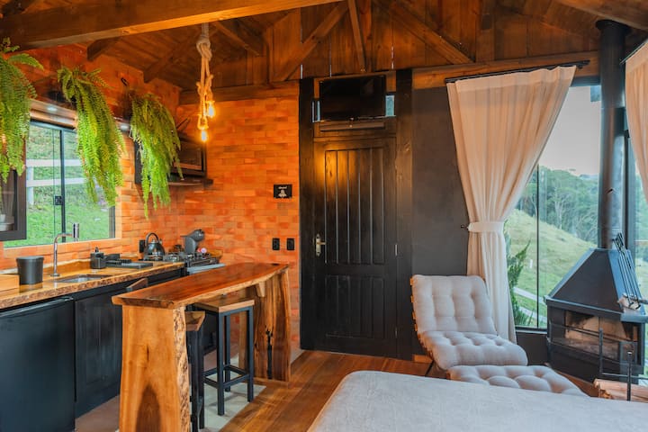 Recanto ÁGape, Chalé Imperatriz Vista Da Jacuzzi! - Santo Amaro da Imperatriz