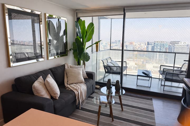 .	Depto. Moderno Con Piscina Y Parking, Mall - Las Condes