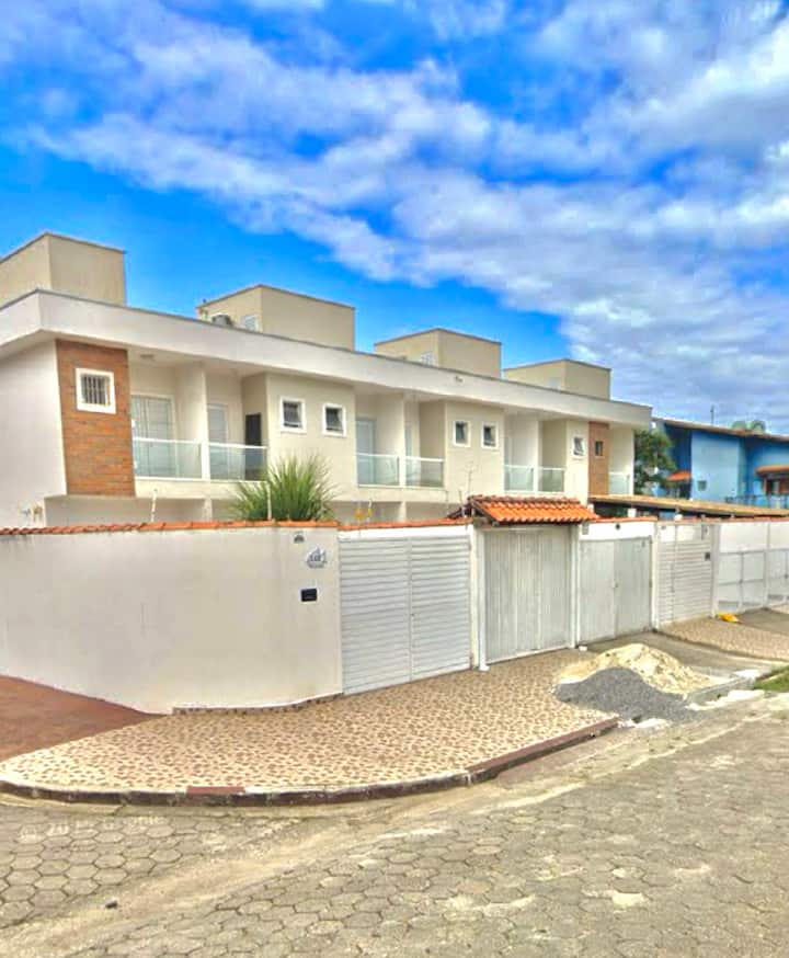 Casa 50m Beiramar áRea Gourmet 3q Varanda Vista Ar - Caraguatatuba