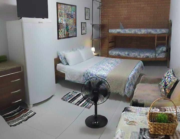 Kitnet Completa/wi-fi/tv/50mda Praia/garagem/casal - Tramandaí