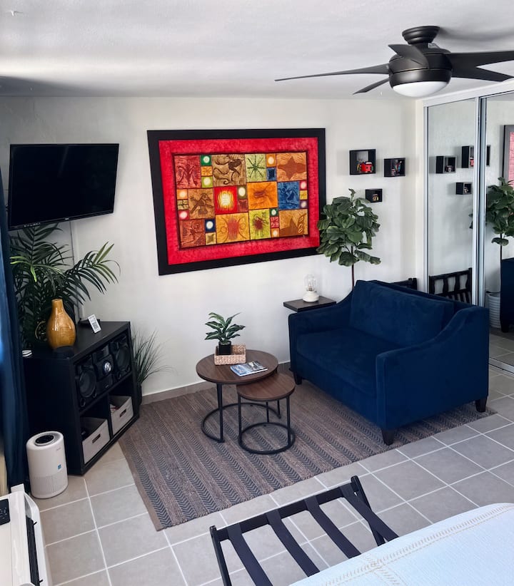 Cozy Beach Studio With Pool, Wifi & Parking - Puerto Rico