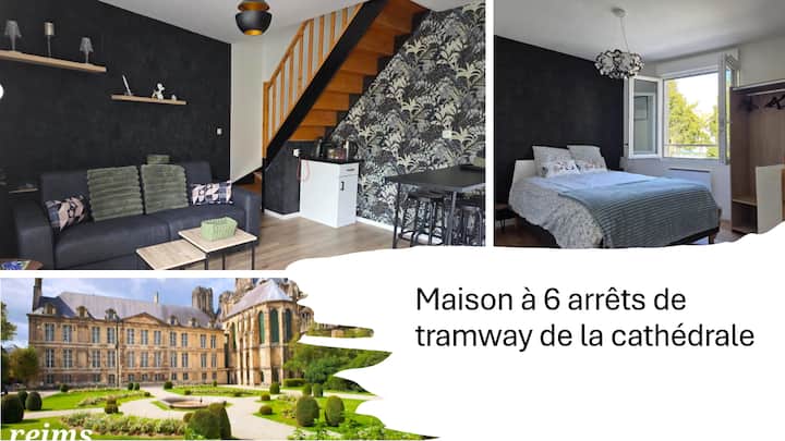 Maison Moderne 35m2 Place De Parking Sécurisée - Reims