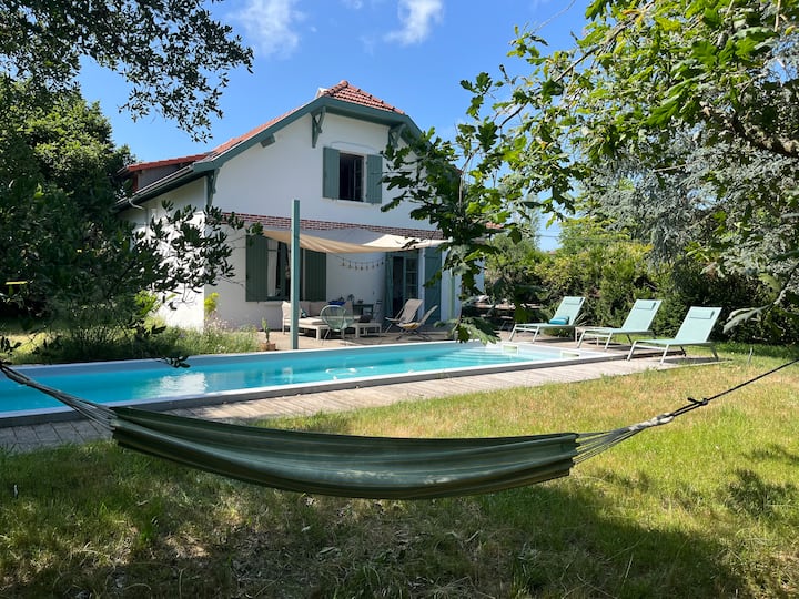 Belle Maison Avec Piscine En Bordure De Forêt - Lit-et-Mixe